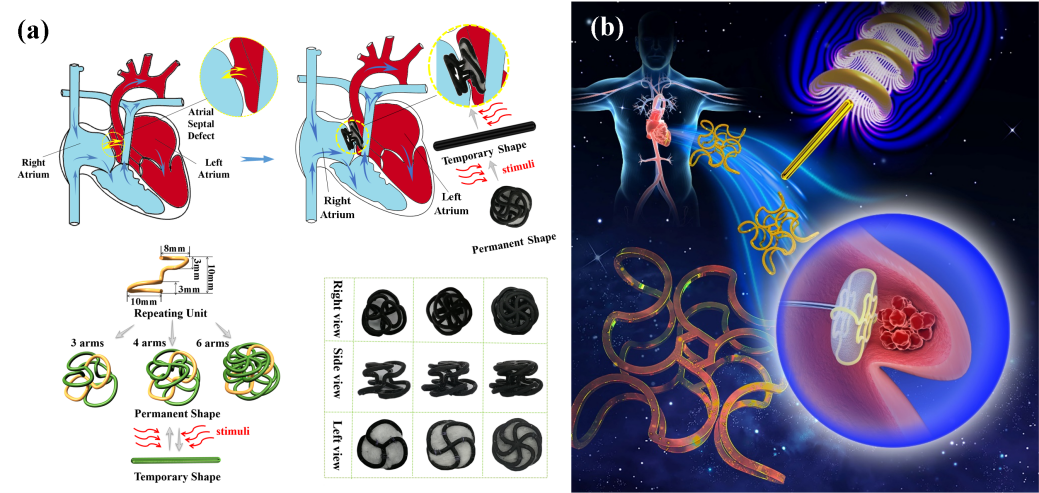 4D Printed Shape Memory Biomedical devices